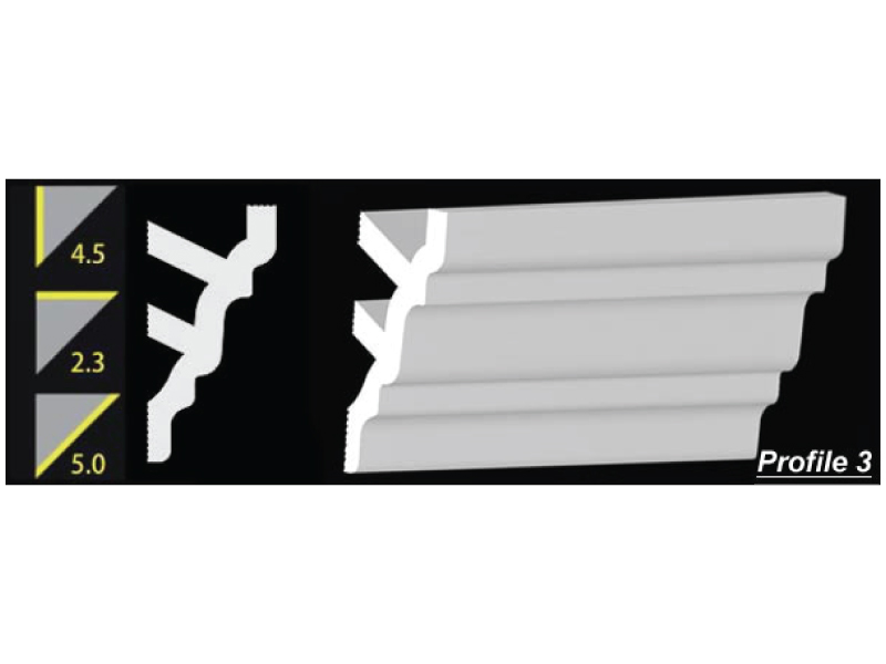 Foam Crown Molding Wire Raceway | Styrofoam Crown Molding