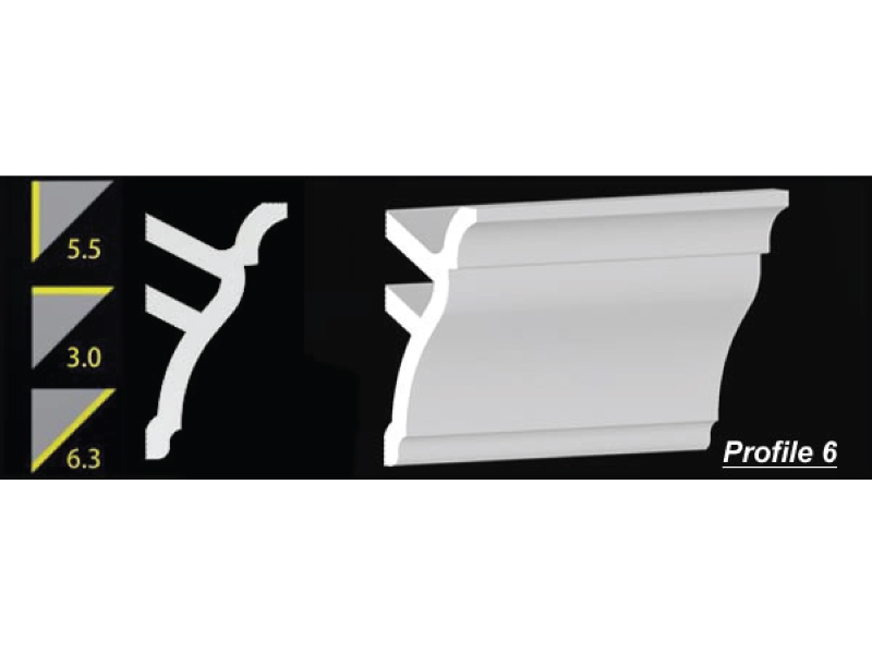 Foam Crown Molding Wire Raceway | Styrofoam Crown Molding