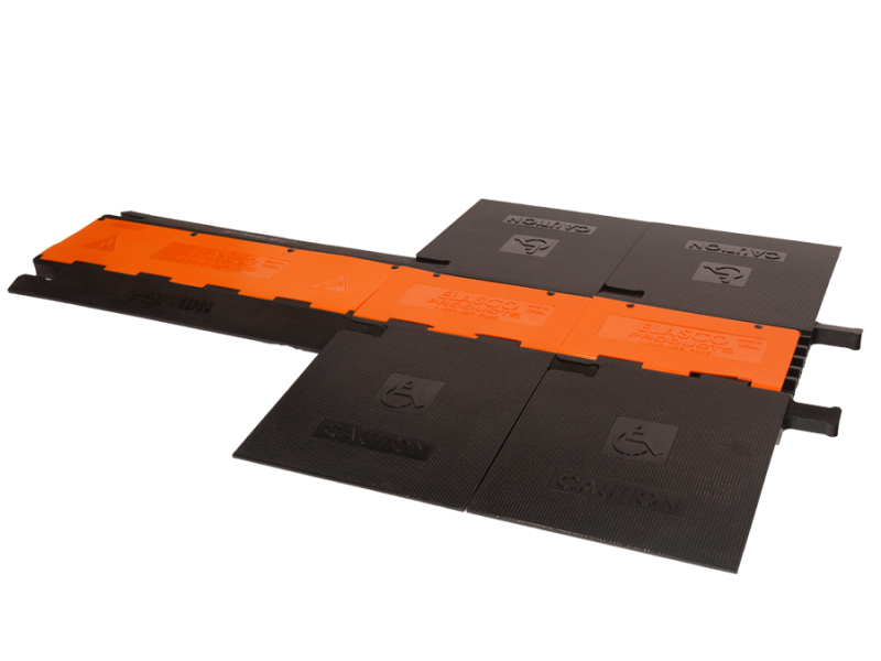 Elasco Guard® 5 Channel Cable Protectors ADA Compliant - Ultra Guard