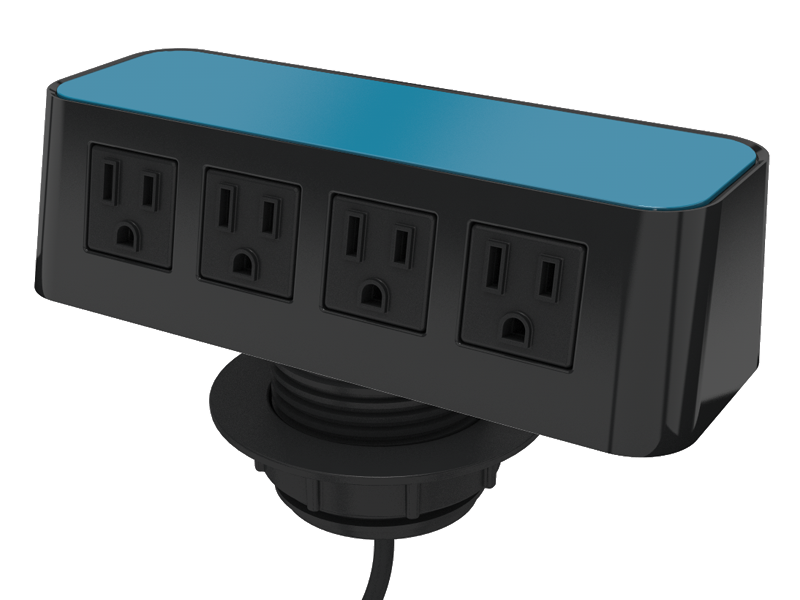 Burele In Surface Power & Data Grommet
