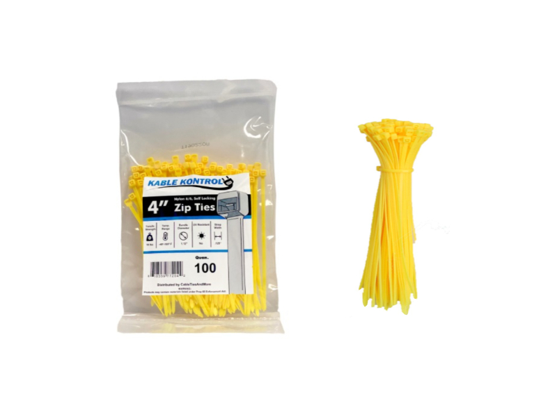 Yellow Zip Ties - Kable Kontrol®