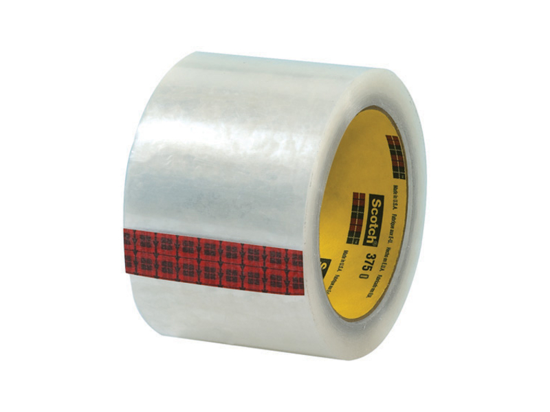 3M™ 375 Carton Sealing Tape | 3.0 mil. | 35 lb. tensile strength