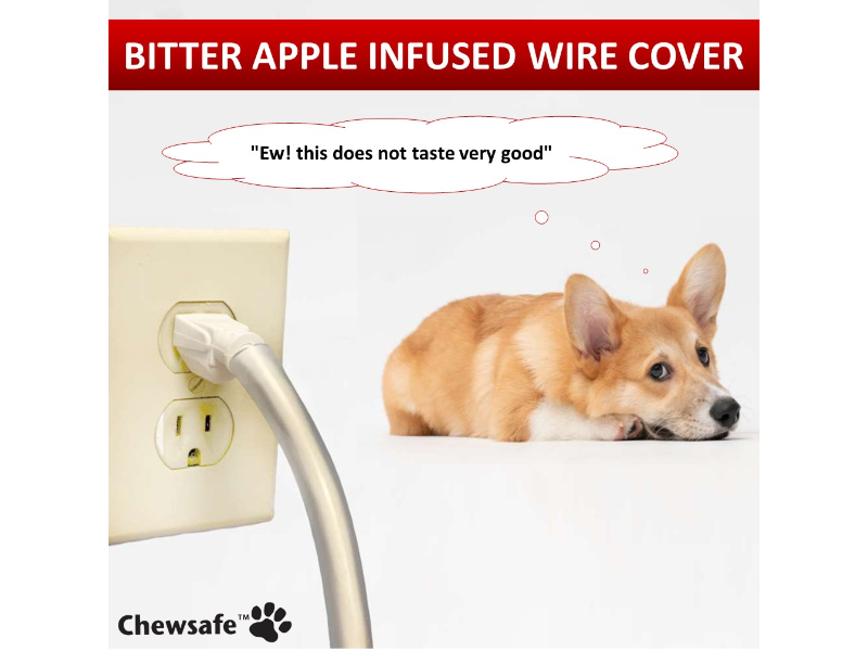 Chewsafe® Pet Resistant Cord Protector | Cord Cover for Pets