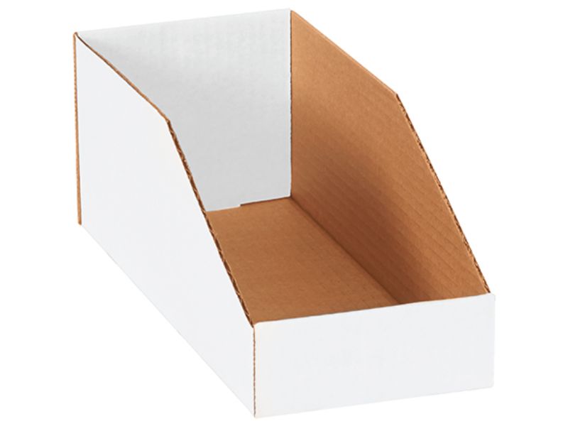 Pack Kontrol® White Corrugated Bin Boxes