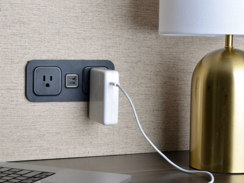 CubieMod® Recessed Flush Mount Power Strip with Outlets and USB Ports