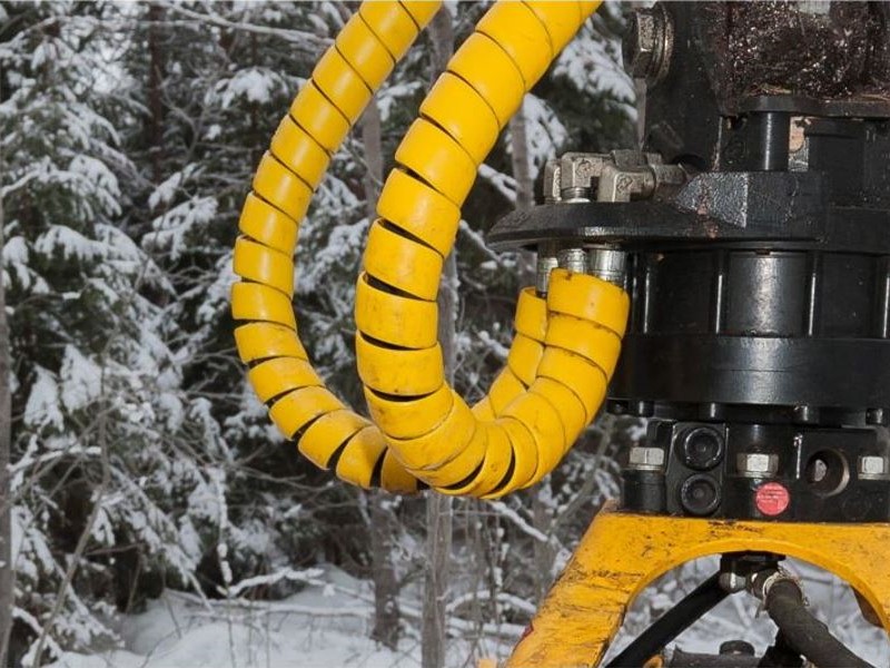 Cyclone® Hydraulic Hose Spiral Wrap Tubing - Heavy Duty HDPE