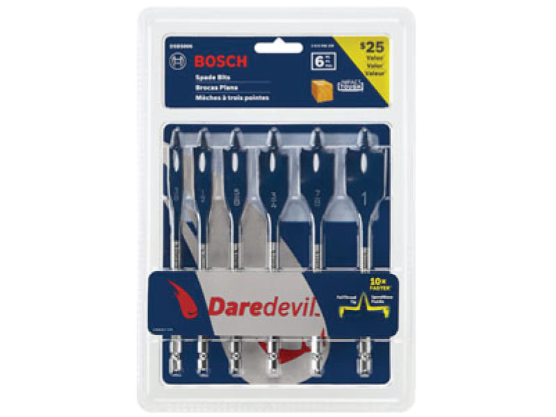 BOSCH® Daredevil Standard Spade Bits - 6 pc Set