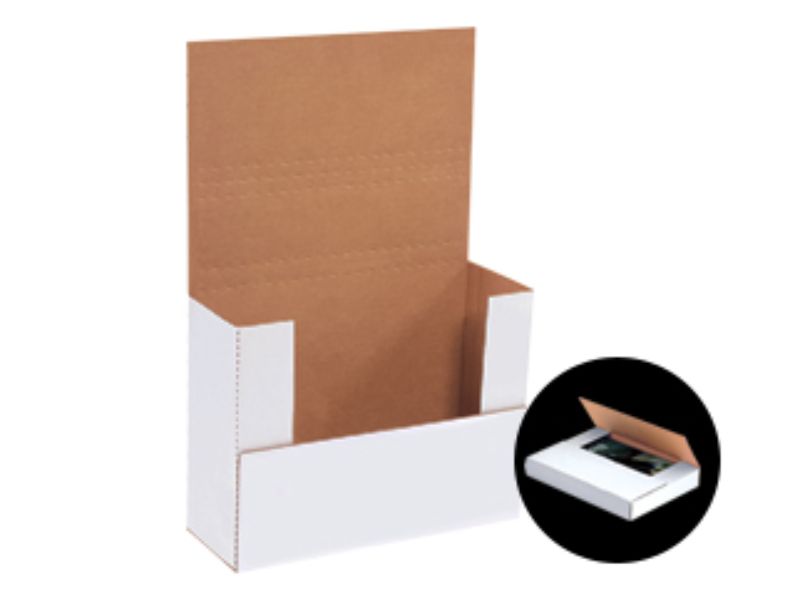 Easy Fold Mailer Boxes | White & Kraft Foldable Maillers