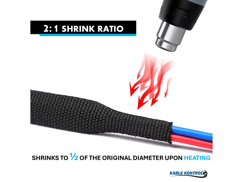 Fabric Heat Shrink Tubing | Woven Shrinkable Sleeve