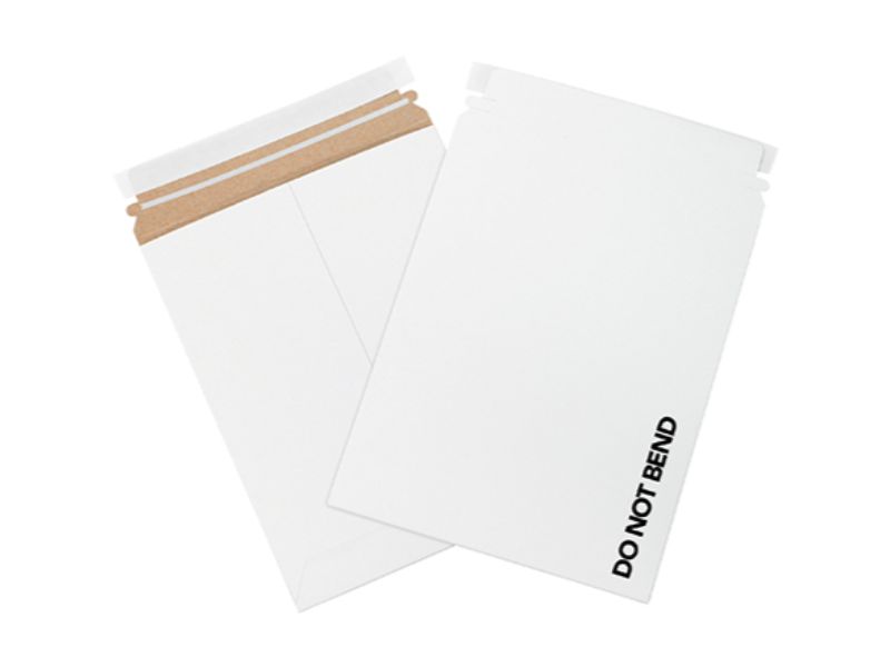 Stayflats® White Flat Envelope Mailers - Do Not Bend - 9 x 11 1/2"