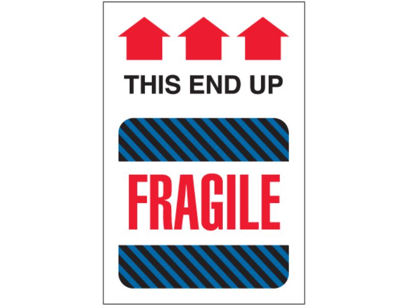 Fragile - This End Up Labels