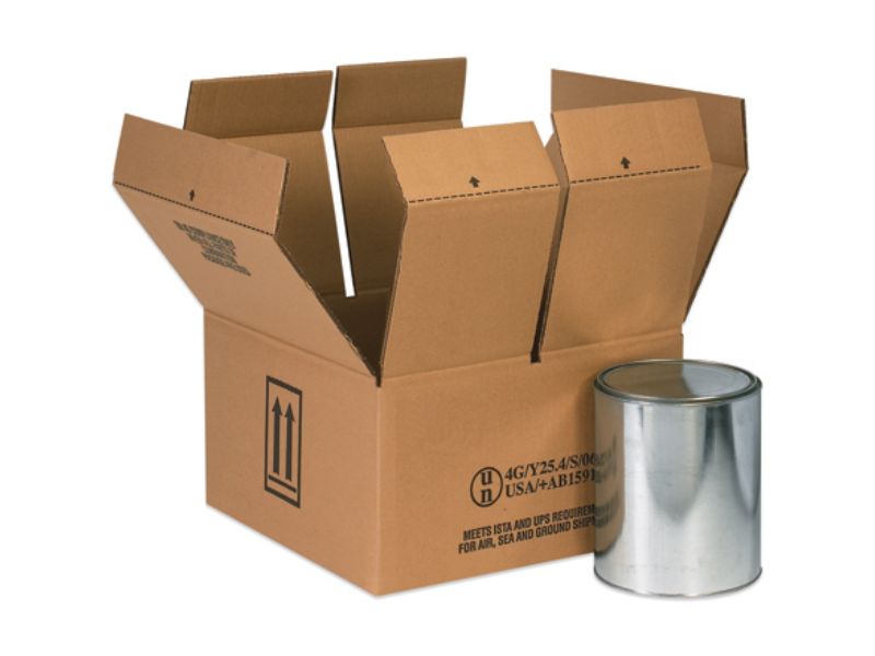 Pack Kontrol® Haz Mat Paint Can Shipping Boxes