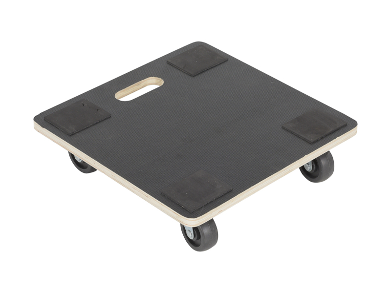 Vestil® Solid Deck Hardwood Poly Dollies