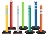 Flexible Delineator Post with Base | Surface Mount Delineator