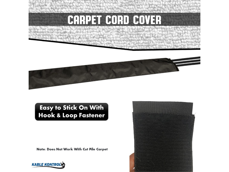 Kable Kontrol® Carpet Cord Cover and Wire Hider