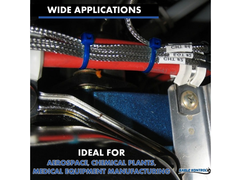 Tefzel Cable Ties - Ethylene-tetrafluroethylene (ETFE)