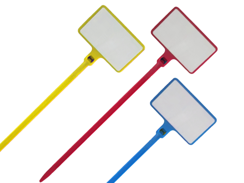 Kable Kontrol® Write On Wide Flag Identification & Tamper Evident Zip Ties