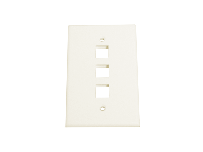 Network Wall Plates | 1-6 Port Keystone Wall Plates