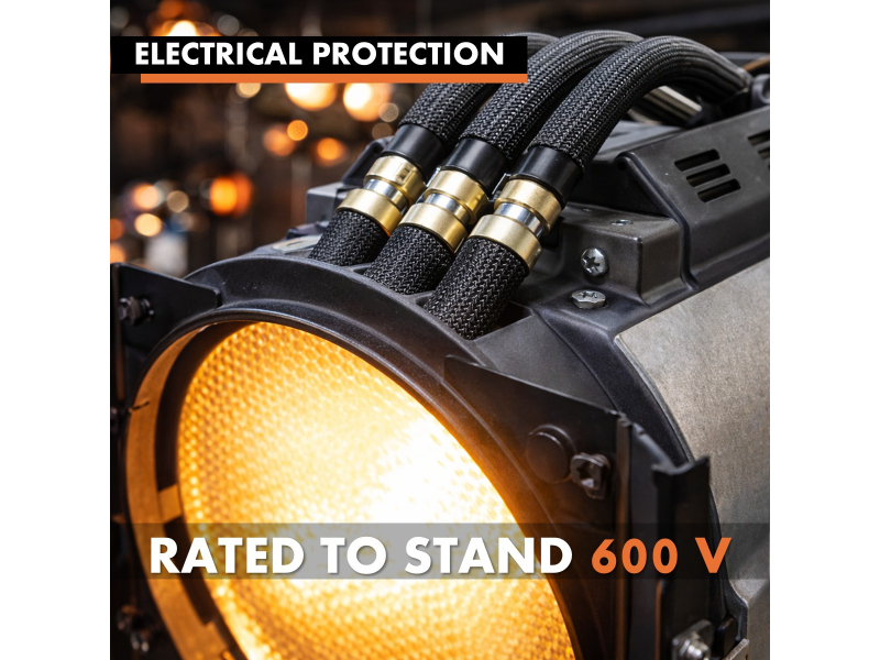 Heat Resistant Braided Fiberglass Cable Sleeve | Kable Kontrol®