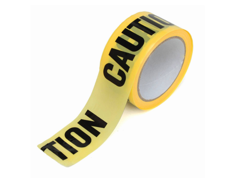 3" Wide Caution & Danger Do Not Enter Tape | Warning Tape