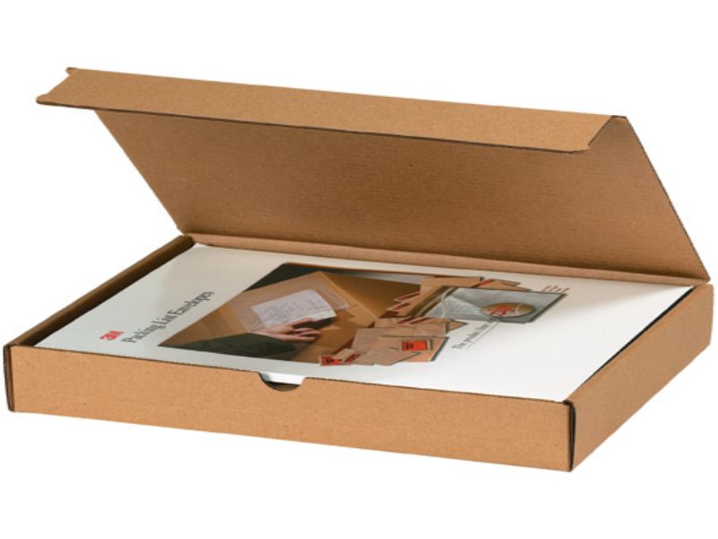Pack Kontrol® Literature Mailer Boxes White Mailers Kraft Mailer Boxes
