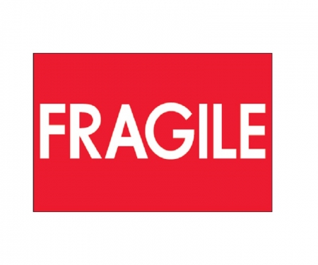 Fragile High Gloss Labels