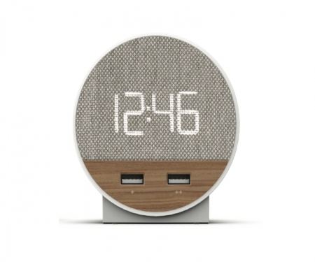 Nonstop® Station O - Alarm Clock with Dual USB Outlets