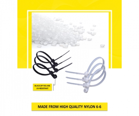 Screw Mount Cable Ties | Zip Ties With Screw Hole | Mounted Head Zip ...