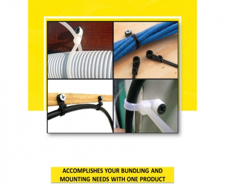 Screw Mount Cable Ties | Zip Ties With Screw Hole | Mounted Head Zip ...