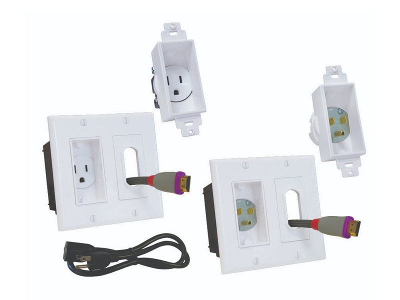 Midlite In-wall Power and Cable Manager Kit
