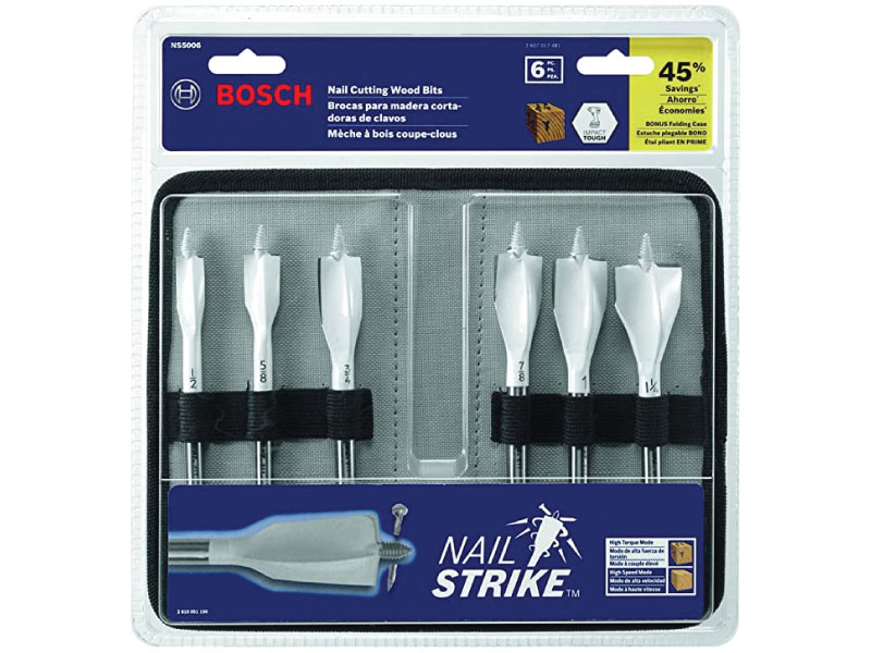 BOSCH® Nail Strike Spade Bit Set - 6 Pc