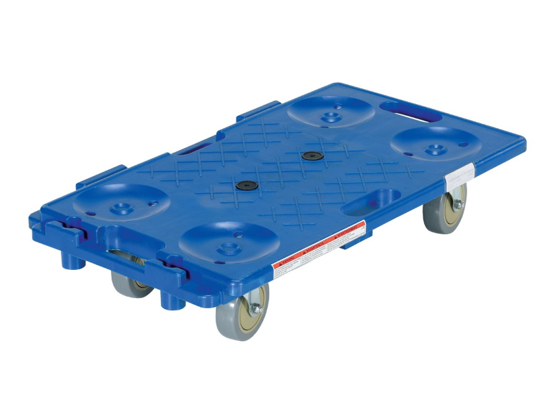 Vestil® Interlocking Plastic Dolly