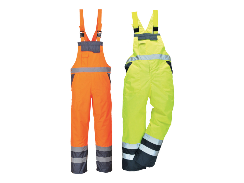 Portwest® High Visibility Bib Overall Pants - Unlined - S488