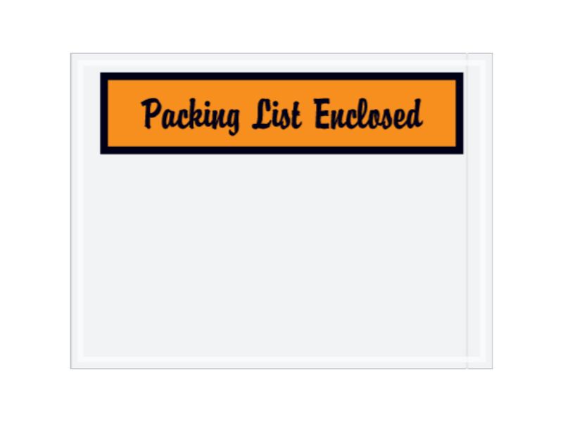 Pack Kontrol® Packing list Envelopes & Pouches - Script