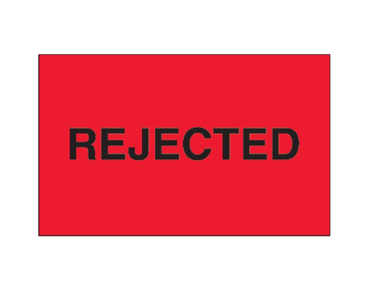 Rejected Fluorescent Red Labels