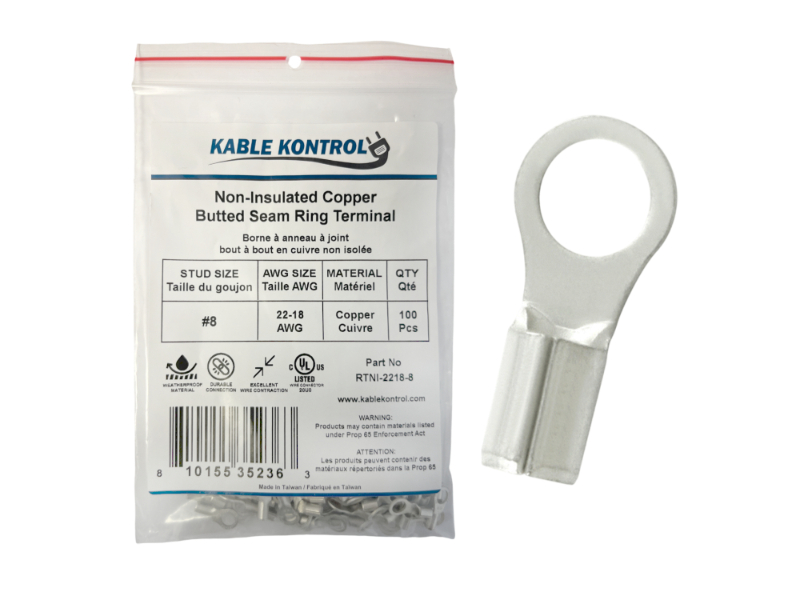 Non-Insulated Ring Terminals | Uninsulated Ring Terminal