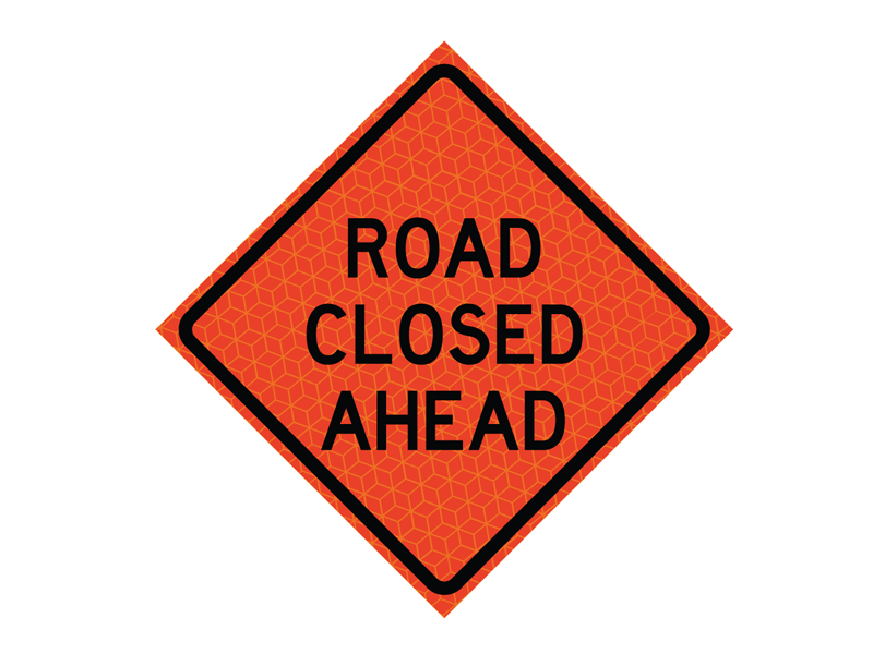 JBC® Road Work Roll-Up Signs