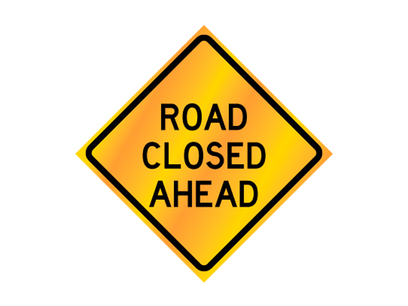 JBC® Road Work Roll-Up Signs