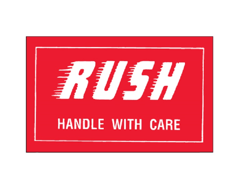Rush - Handle With Care Labels