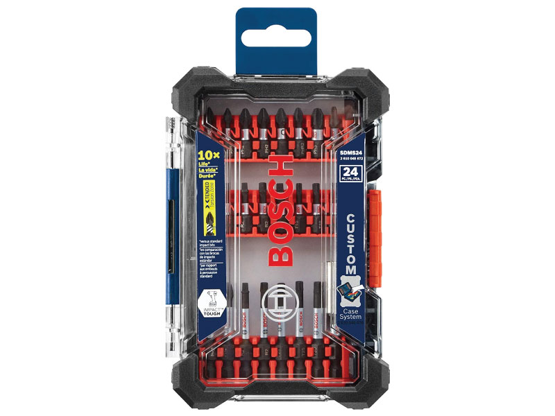 BOSCH® Impact Tough Screwdriving Custom Case System Set - 24 pc