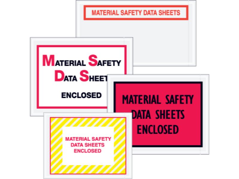 Pack Kontrol® SDS Envelopes | Material Safety Data Sheet Envelopes
