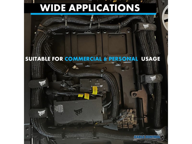 Side Entry Wrap Around Braided Sleeving | Flexible Cable Sleeve