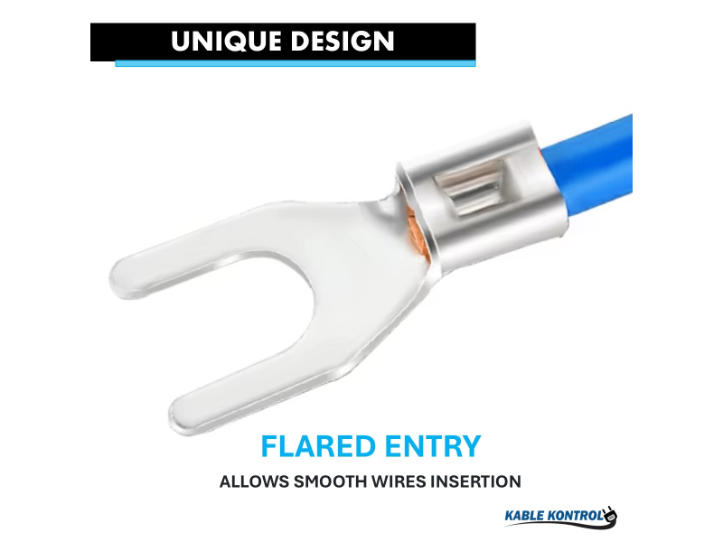 Spade Connector - Electrical Wire Terminal - Male - Non Insulated