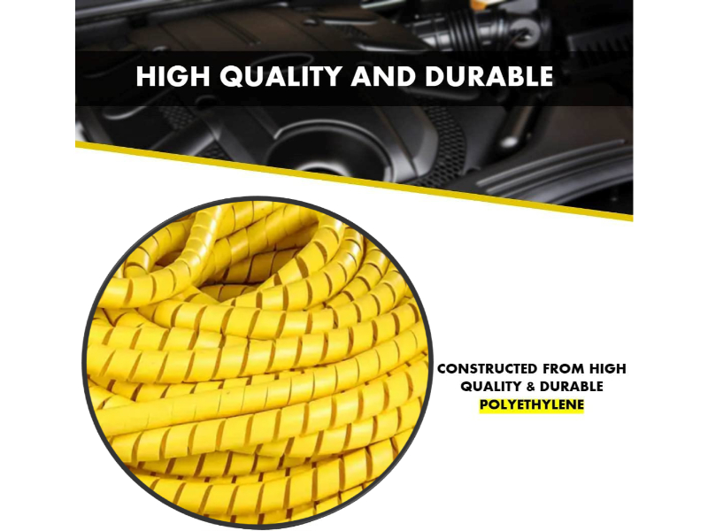 Polyethylene Spiral Wrap Tubing | Spiral Cable Wrap | Spiral Hose Wrap